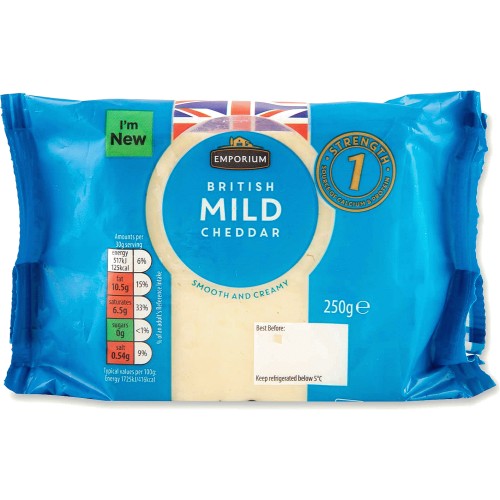 Emporium British Mild Cheddar Cheese - Compare Prices & Where To Buy ...