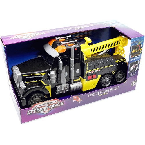 Dynaforce Light & Sound Utility Vehicle Tow Truck Age 3+ Years ...