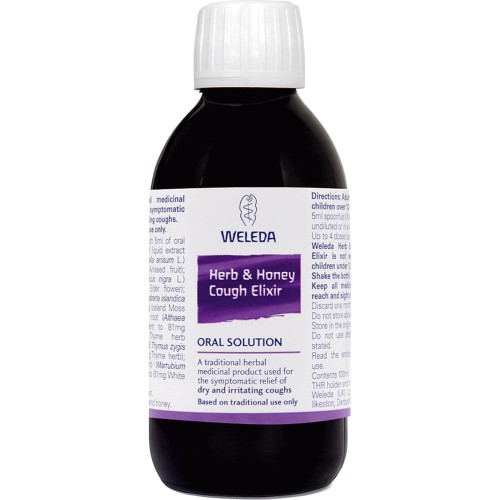 Weleda Herb & Honey Cough Elixir Oral Solution (100ml) - Compare Prices ...