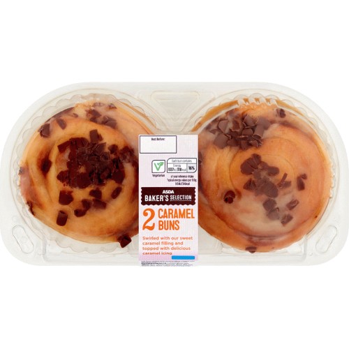 ASDA Baker's Selection Caramel Buns (2) - Compare Prices & Where To Buy ...