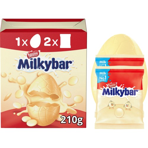 Milkybar White Chocolate Egg (210g) - Compare Prices & Where To Buy ...
