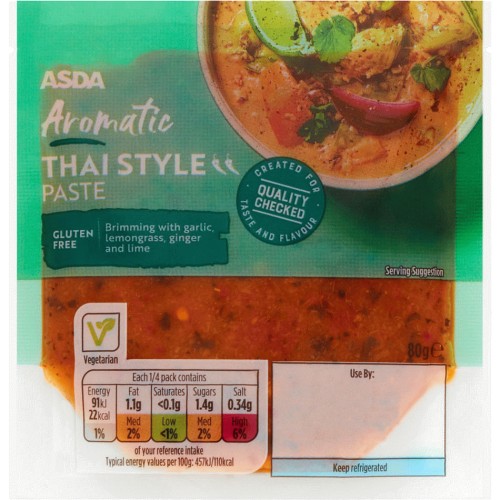 ASDA Aromatic Thai Style Paste (80g) - Compare Prices & Where To Buy ...