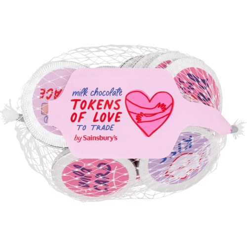 Sainsbury's Milk Chocolate Tokens of Love to Trade (72g) - Compare ...
