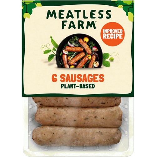 Meatless Farm Plant-Based Sausages (6 x 300g) - Compare Prices & Where ...