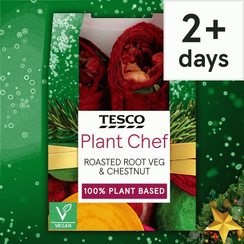Tesco Plant Chef Root Vegetable & Chestnut Wrap - Compare Prices ...