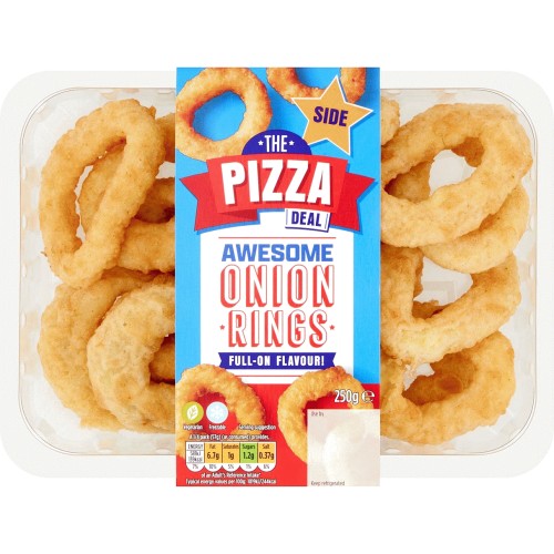 Morrisons Pizza Sides Onion Rings (250g) - Compare Prices & Where To ...