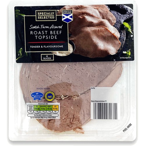 Specially Selected Scotch Farm Assured Topside Of Roast Beef - Compare ...