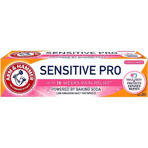 Arm & Hammer Sensitive Pro Repair Baking Soda Toothpaste (75ml ...