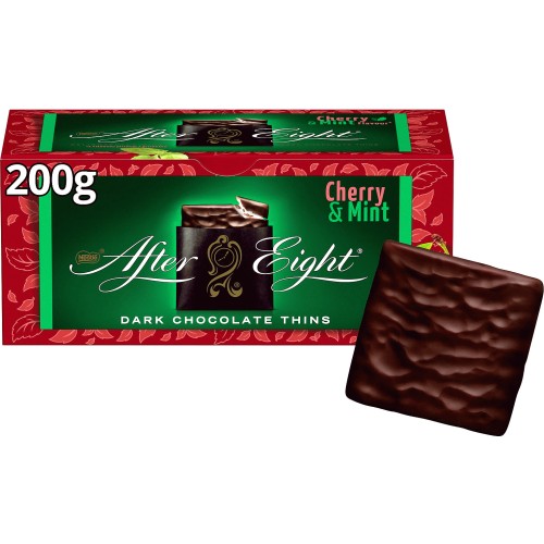 After Eight Delightfully Minty Dark Chocolate Thins Cherry & Mint ...