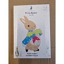 Peter Rabbit Number Puzzle Wooden Puzzles Educational Orange Tree Toys ...