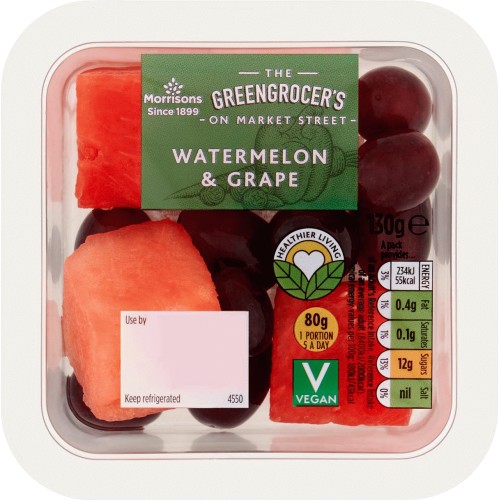 Morrisons Watermelon & Grape (130g) - Compare Prices & Where To Buy ...