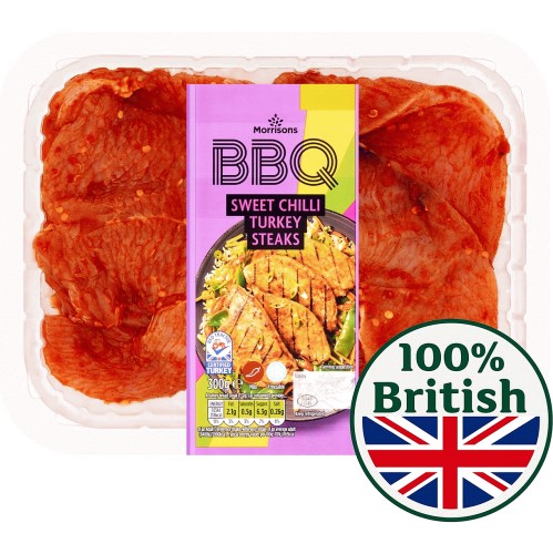 Morrisons Sweet Chilli Turkey Steaks (300g) - Compare Prices & Where To ...