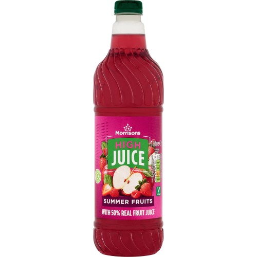 Morrisons Summer Fruits High Juice Drink (1 Litre) - Compare Prices ...