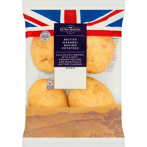 ASDA Extra Special Marabel Baking Potatoes (4) - Compare Prices & Where ...
