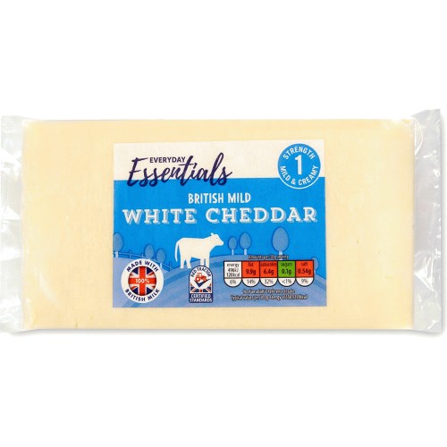 Everyday Essentials British Mild White Cheddar - Compare Prices & Where ...