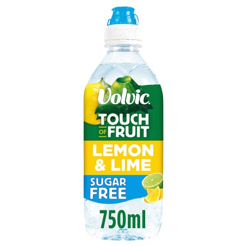 Volvic Touch of Fruit Sugar Free Lemon & Lime Natural Flavoured Water ...