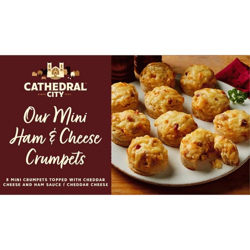 Cathedral City Our Mini Ham & Cheese Crumpets (160g) - Compare Prices ...