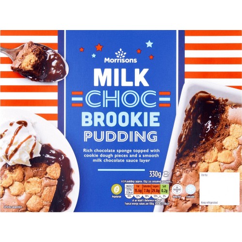 Morrisons Milk Choc Brookie Pudding (330g) - Compare Prices & Where To ...