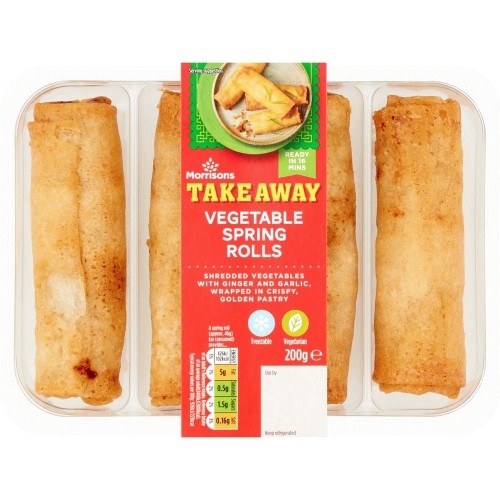 Morrisons Vegetable Spring Rolls (200g) - Compare Prices & Where To Buy ...