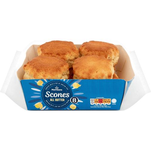 Morrisons Plain Scones (8) - Compare Prices & Where To Buy - Trolley.co.uk