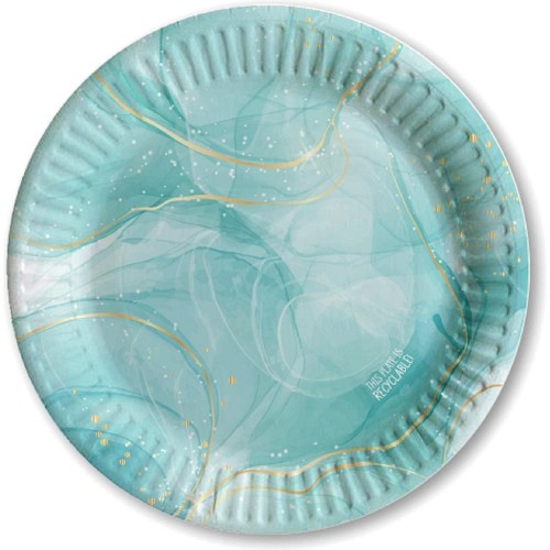 Nutmeg Home Blue Marble Plates (8) - Compare Prices & Where To Buy ...