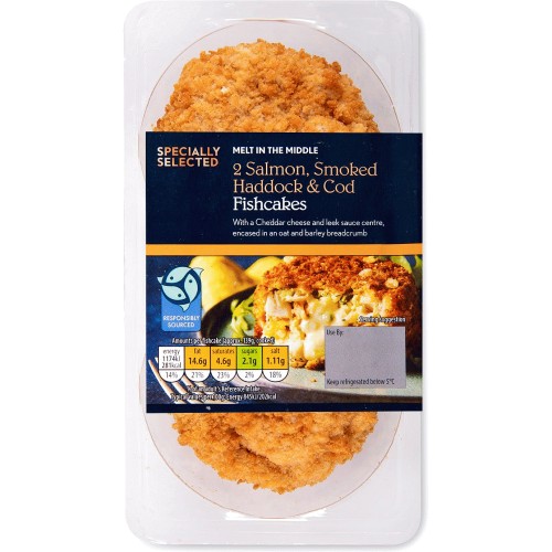 Specially Selected Melt In The Middle Salmon Smoked Haddock & Cod ...
