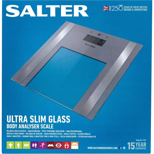 Salter Ultra Slim Glass Body Analyser Scale - Compare Prices & Where To ... Salter Ultra Slim Glass Body Analyser Scale - Compare Prices & Where To ...