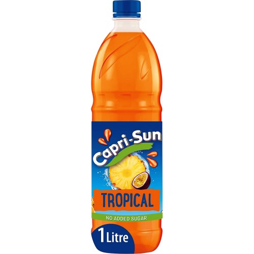 Capri Sun No Added Sugar Multivitamin Tropical Squash (1 Litre ...