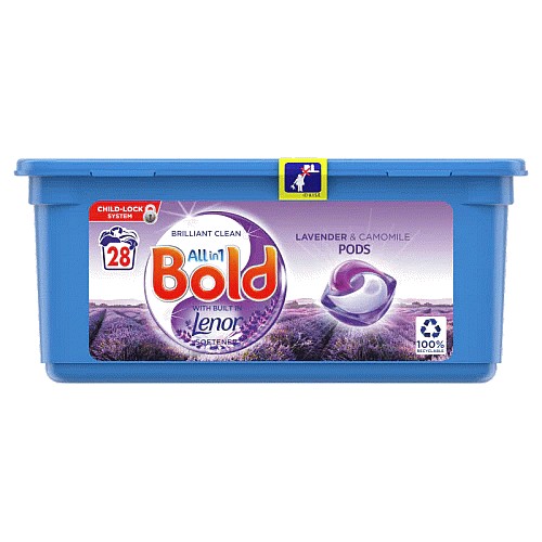 Bold All in One Pods Lavender & Camomile Washing Capsules | 28 Washes ...
