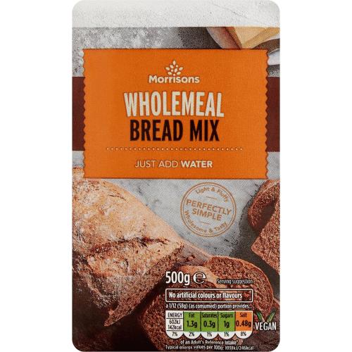 Morrisons Wholemeal Bread Mix (500g) - Compare Prices & Where To Buy ...