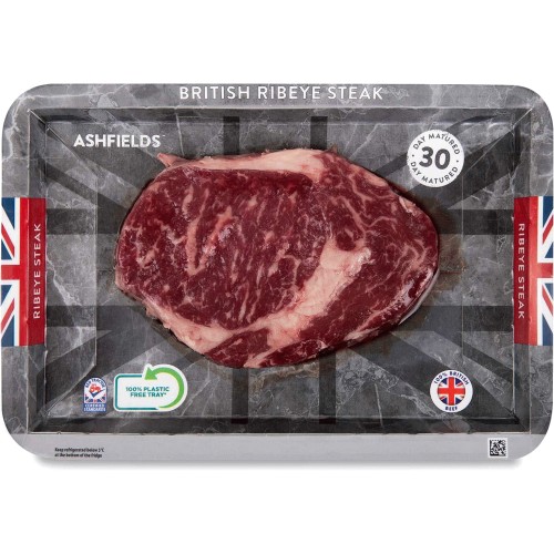 Ashfields 100% British Ribeye Steak (227g) - Compare Prices & Where To ...