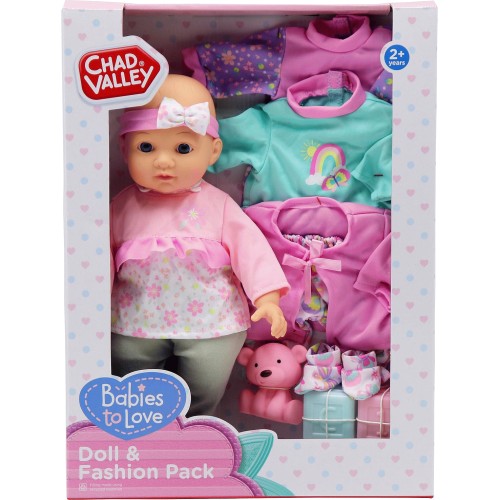 Chad Valley Babies To Love Doll & Fashion Pack - Compare Prices & Where ...