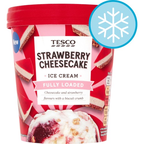 Tesco Strawberry Cheesecake Ice Cream (480ml) - Compare Prices & Where ...