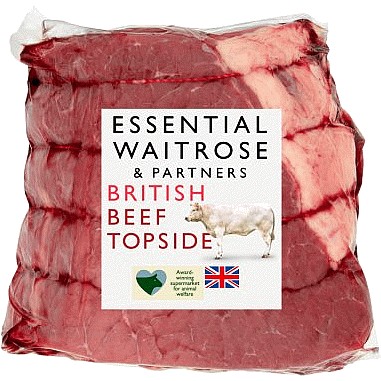 Essential Extra Large British Beef Topside Joint (2kg) - Compare Prices ...