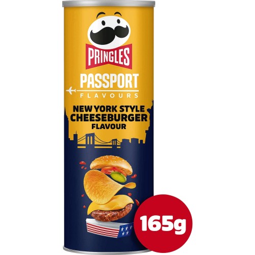 Pringles Passport New York Style Cheeseburger Crisps (165g) - Compare ...