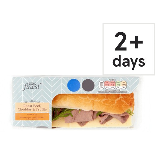 Tesco Finest Roast Beef Chedd & Truffle Tiger Roll - Compare Prices ...