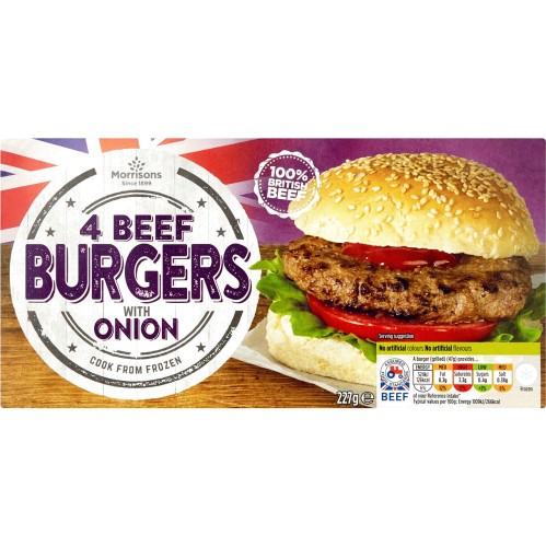 ASDA 8 Beef Burgers (454g) - Compare Prices & Where To Buy - Trolley.co.uk