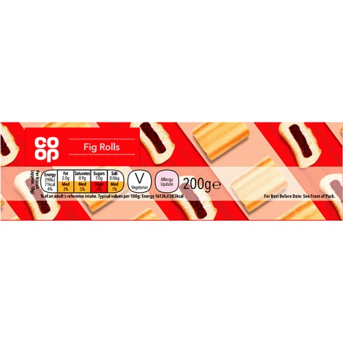 Co-op Fig Rolls (200g) - Compare Prices & Where To Buy - Trolley.co.uk
